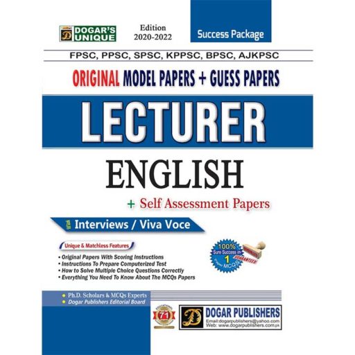 Lecturer English Guess Papers and Model Papers – BookWorld.pk