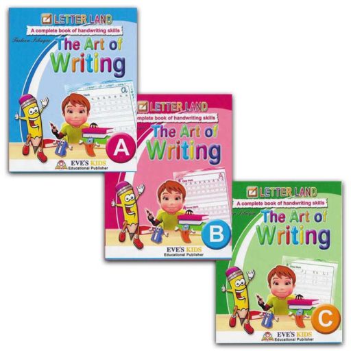 English Tracing & Writing Books Set – A,B,C – BookWorld.pk