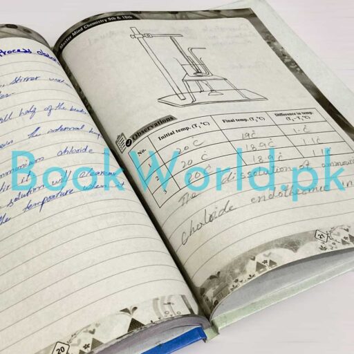 Chemistry Practical Notebook Hand Written Solved English Medium 9 & 10th – BookWorld.pk